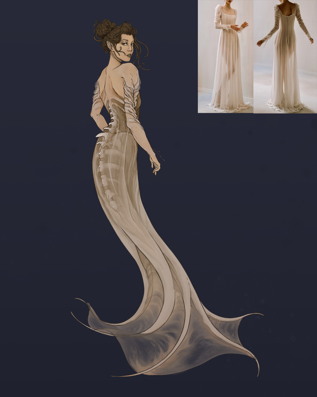 ArtStation - Mermaid from Dress 3