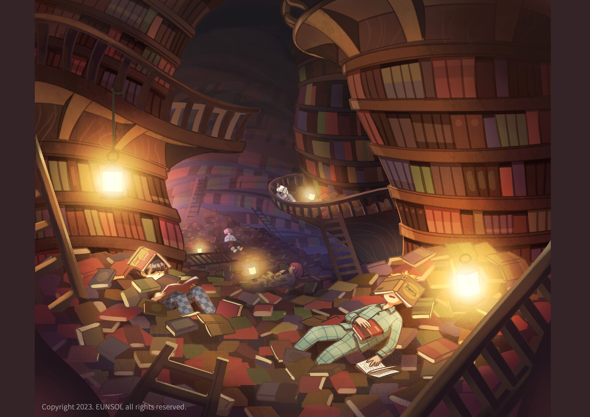 ArtStation - Magical Library