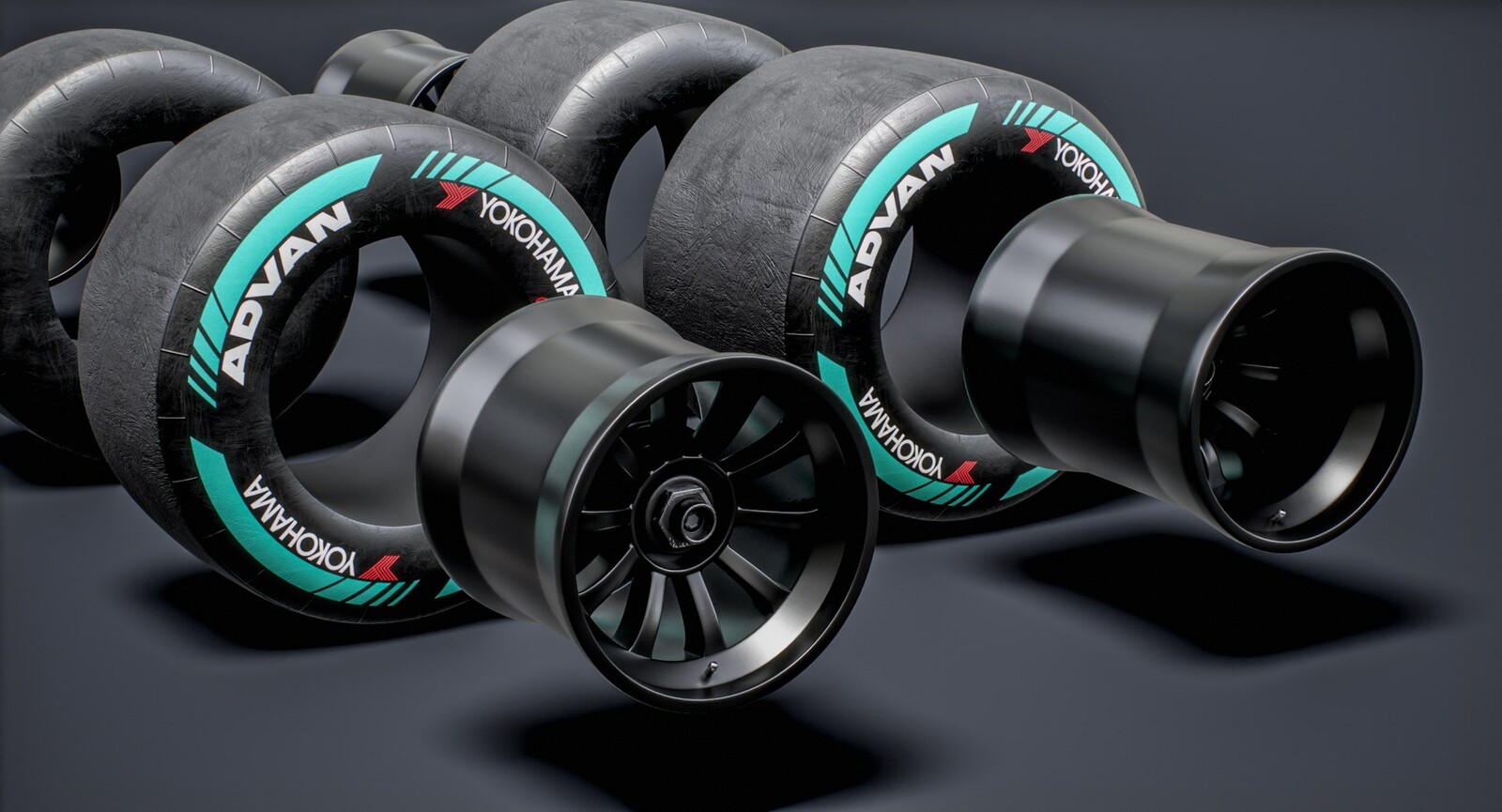 OpticalDreamSoft - Super Formula Yokohama Wheels Season 2023 PBR 3D model