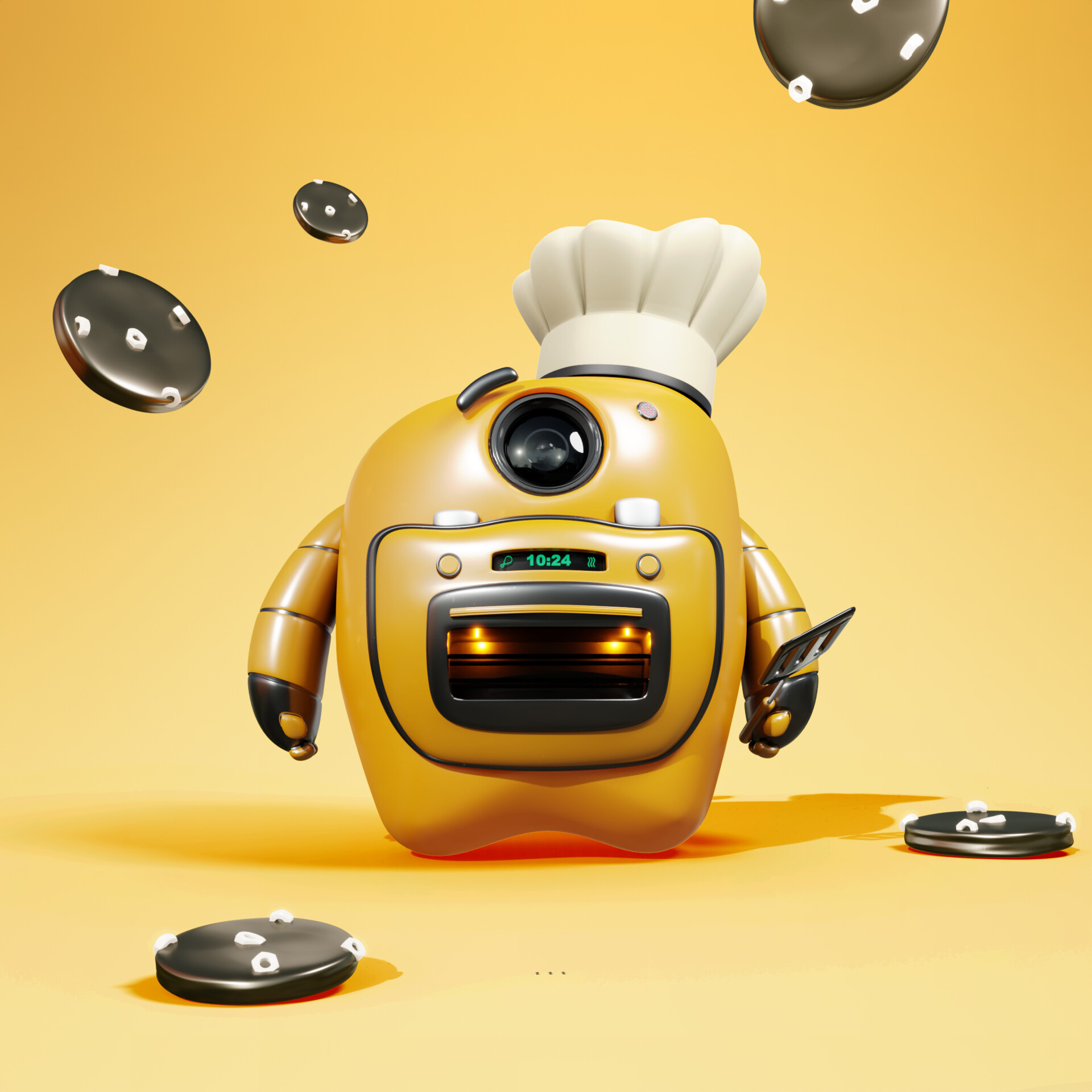 ArtStation - Robot Chef 3D