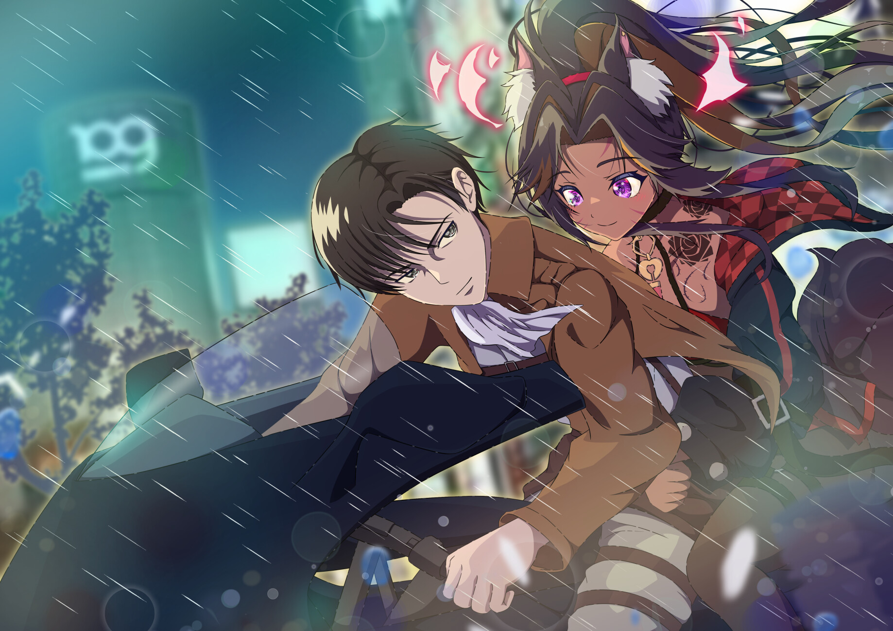 ArtStation - Kiyoko × Levi Ackerman