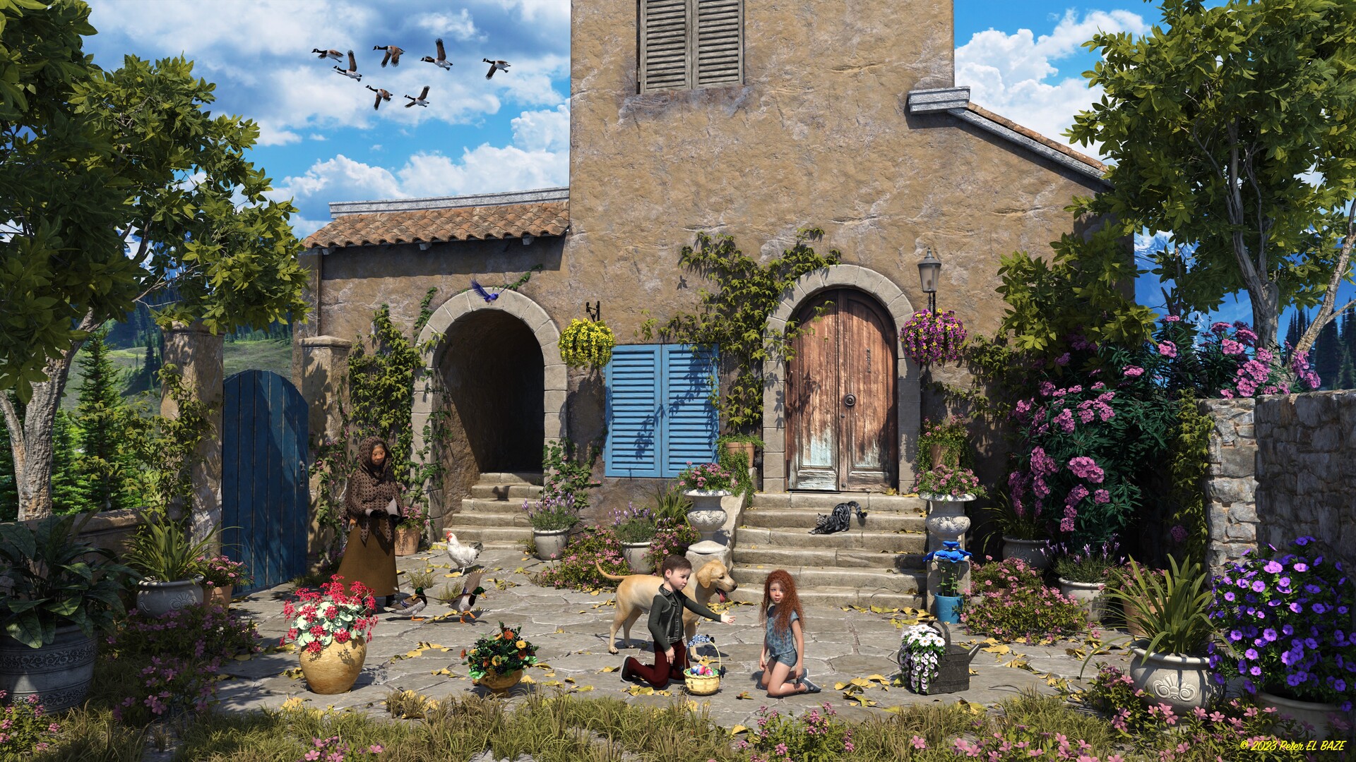 ArtStation - Mediterranean Haven