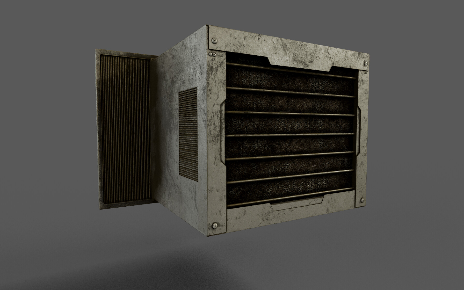ArtStation - Old Window AC Unit