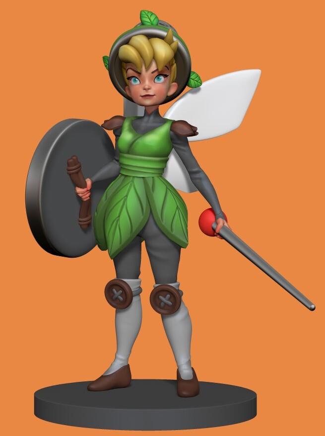 ArtStation - Lorcana - Tinker Bell Tiny Tactician- 3D Print Fanart