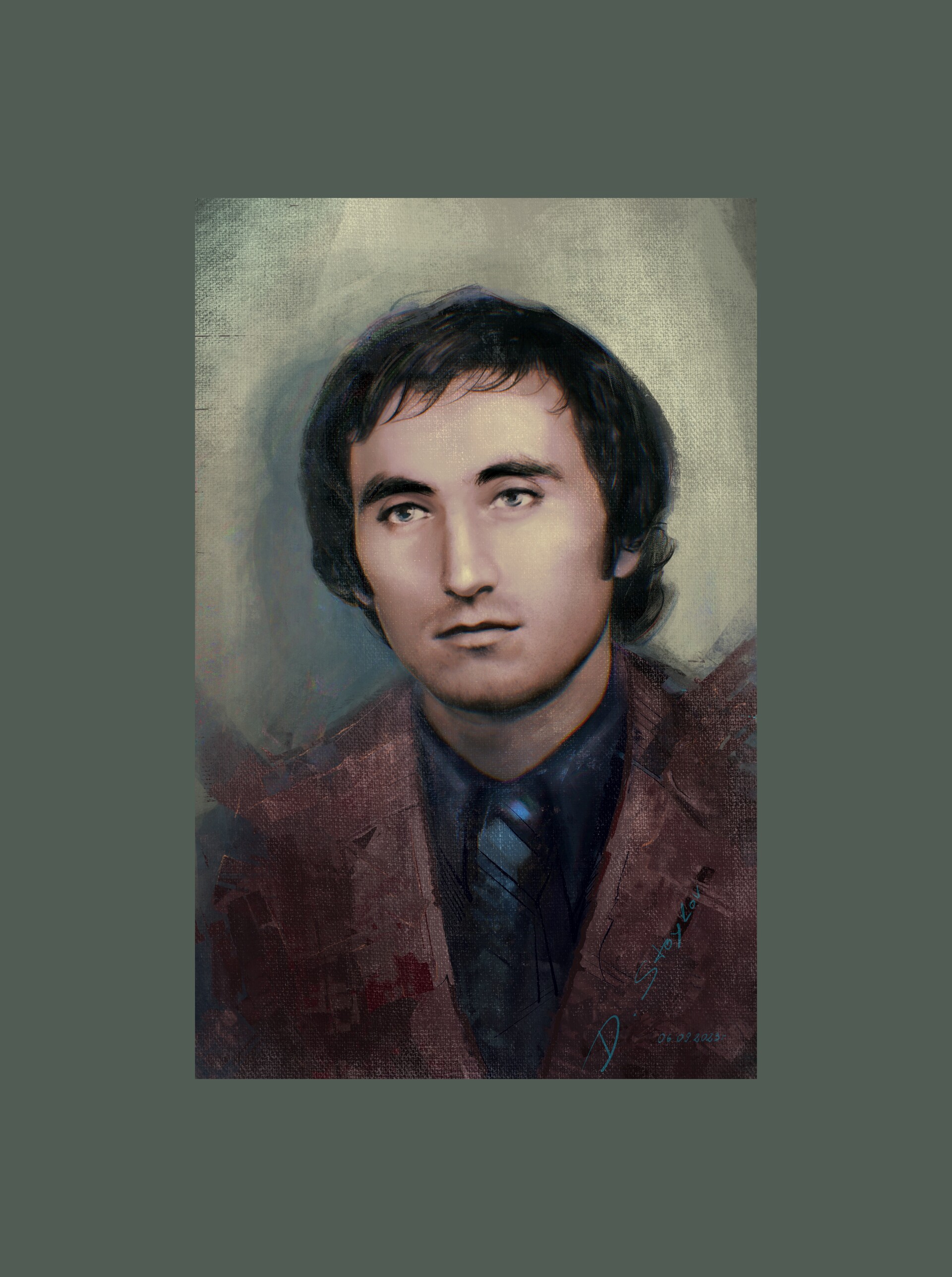 ArtStation - photo restoration procreate