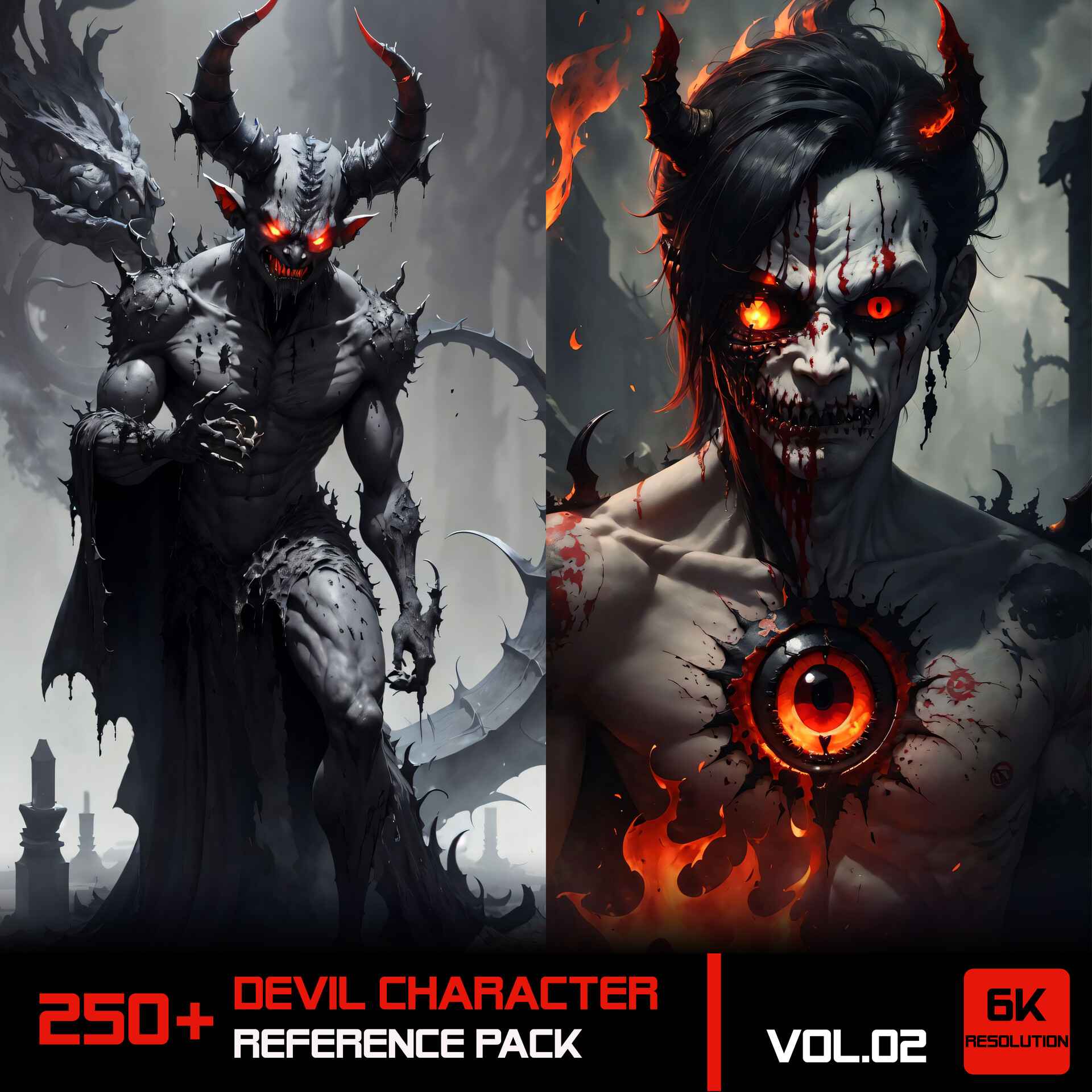 ArtStation - 250+ Devil VOL.02 - Character Reference | 6K Resolution