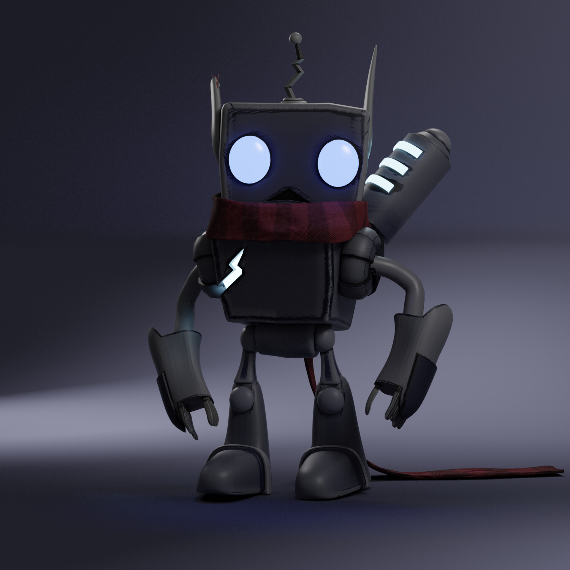 ArtStation - Cartoon Little Robot Zap