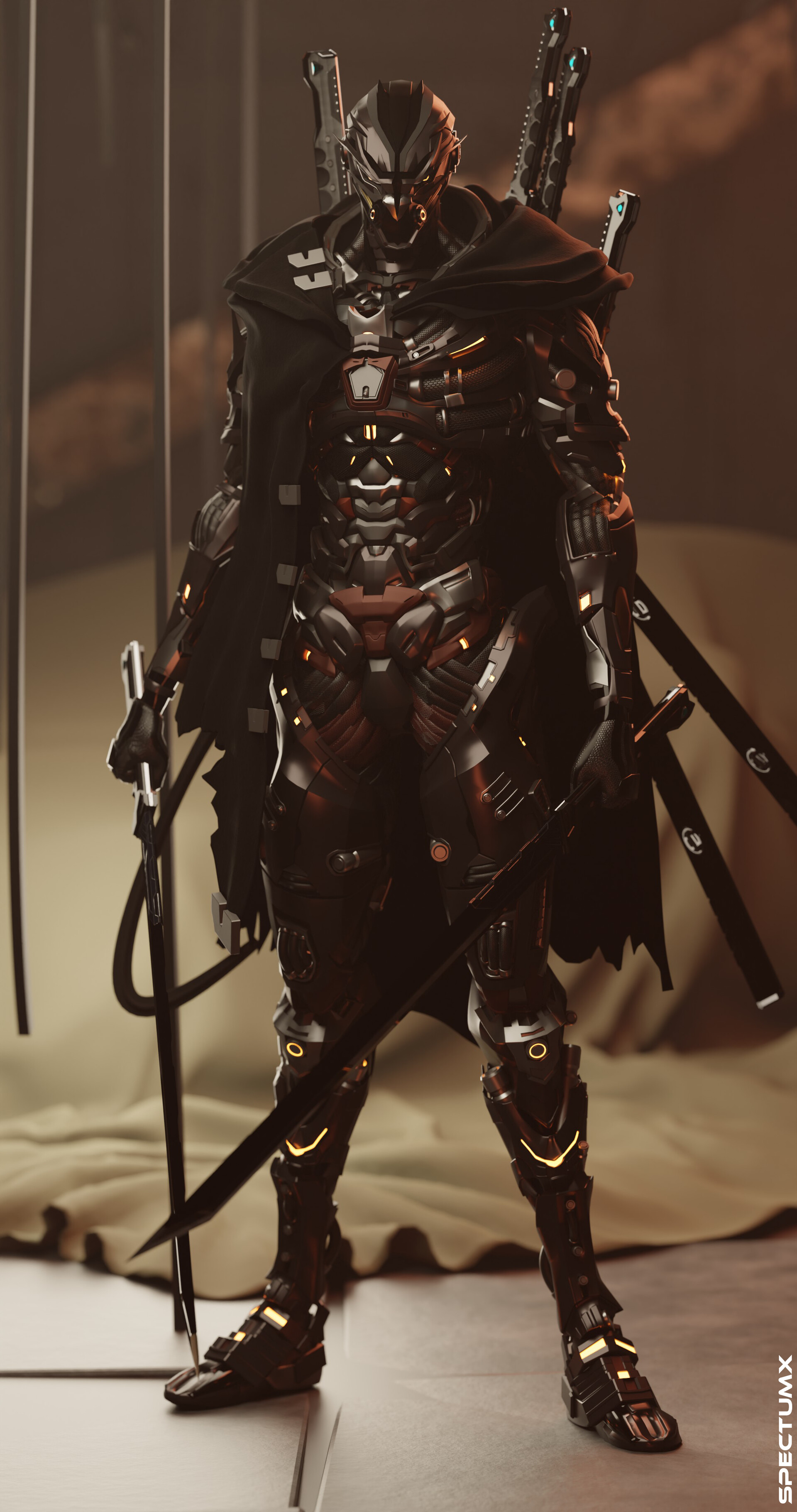 ArtStation - Cyberpunk Combat Armor