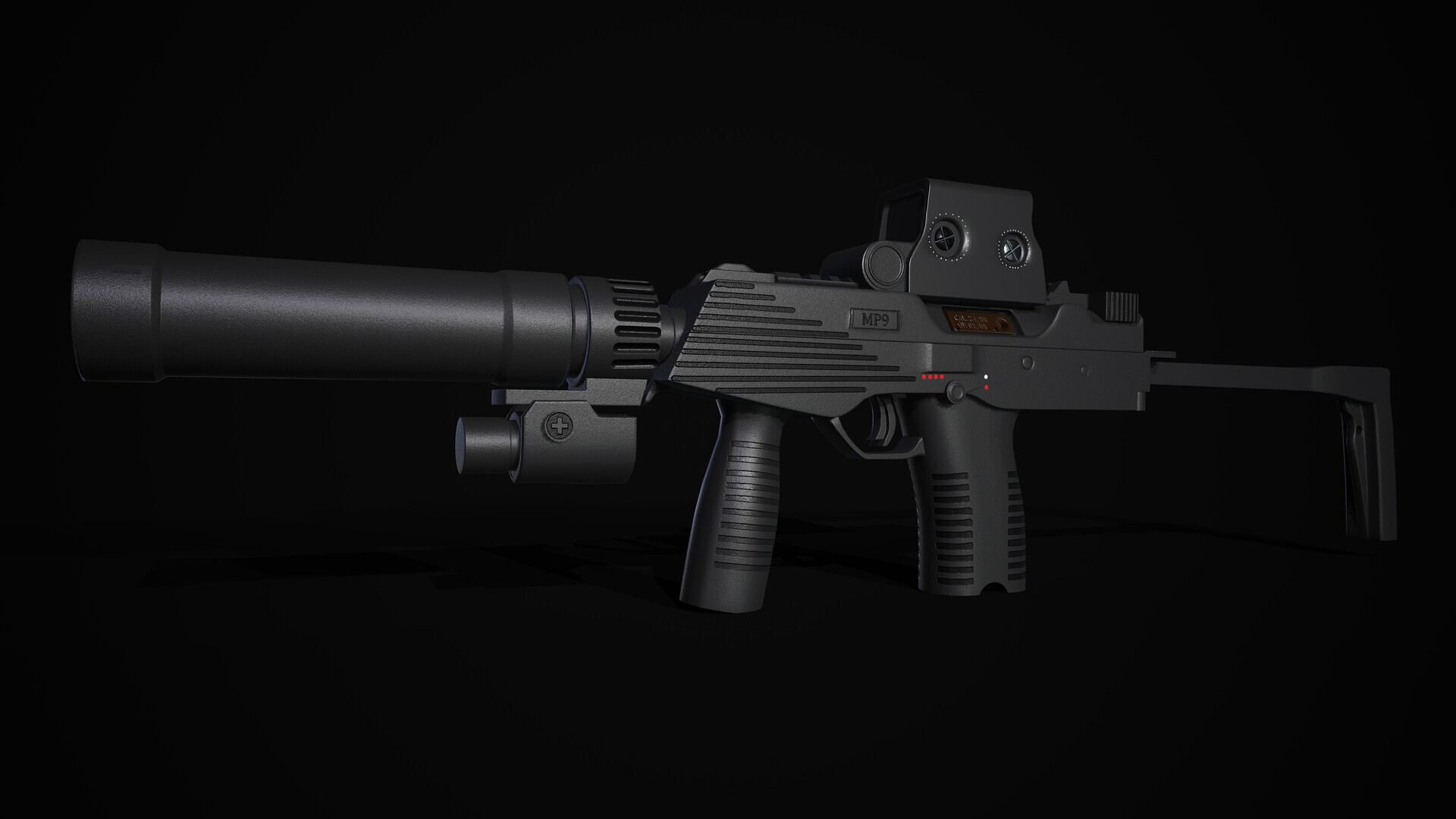 ArtStation - MP9 Gun
