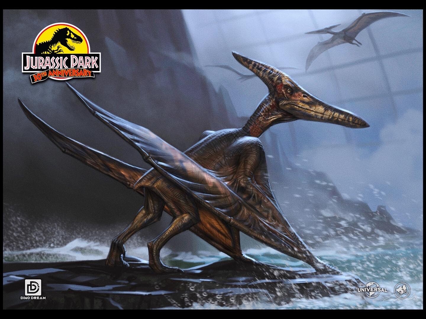 ArtStation - Pteranodon By The River