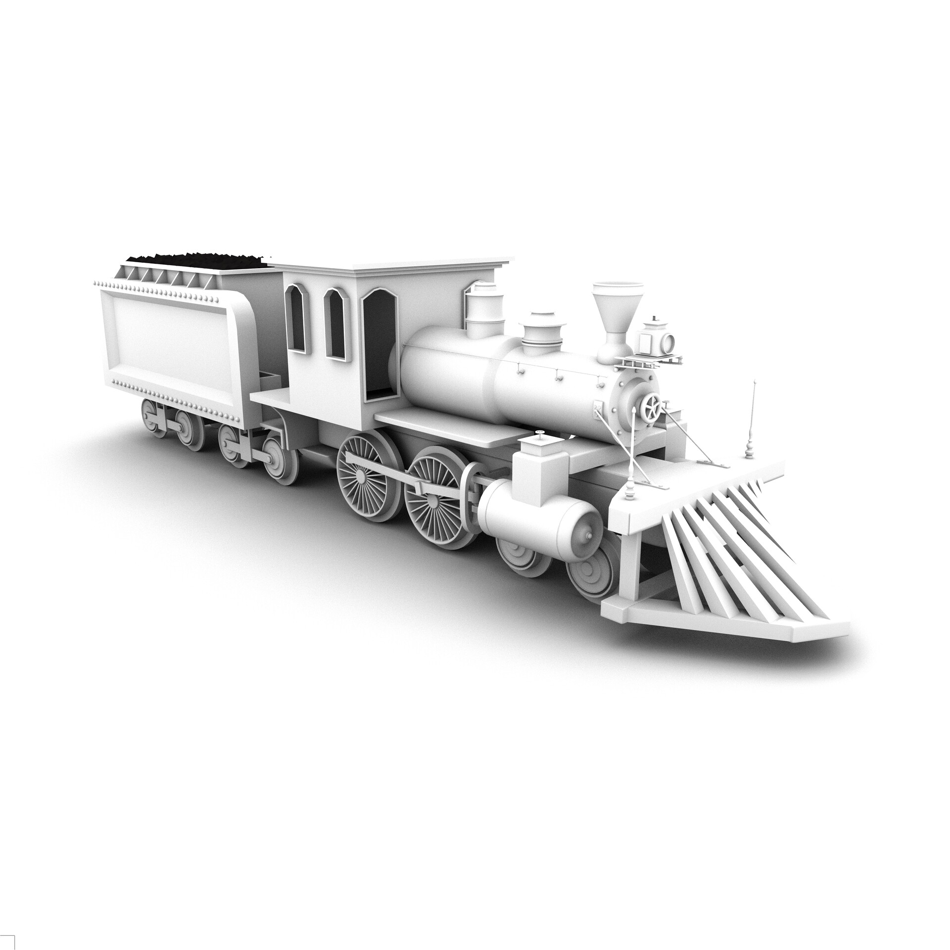 ArtStation - OLD MODEL TRAIN