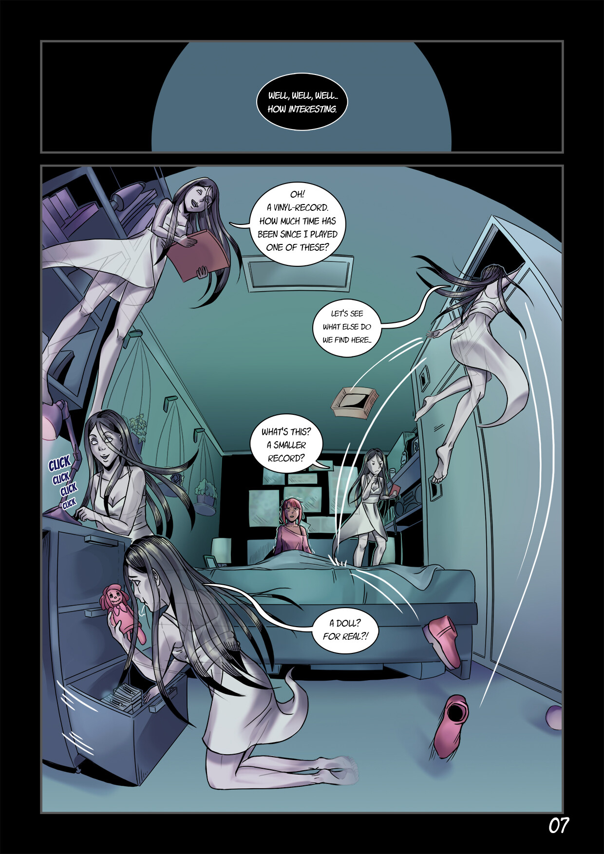 Laura Areiza - Comic page Samples