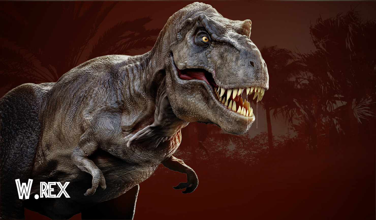 Artstation - Rexy Jurassic Park