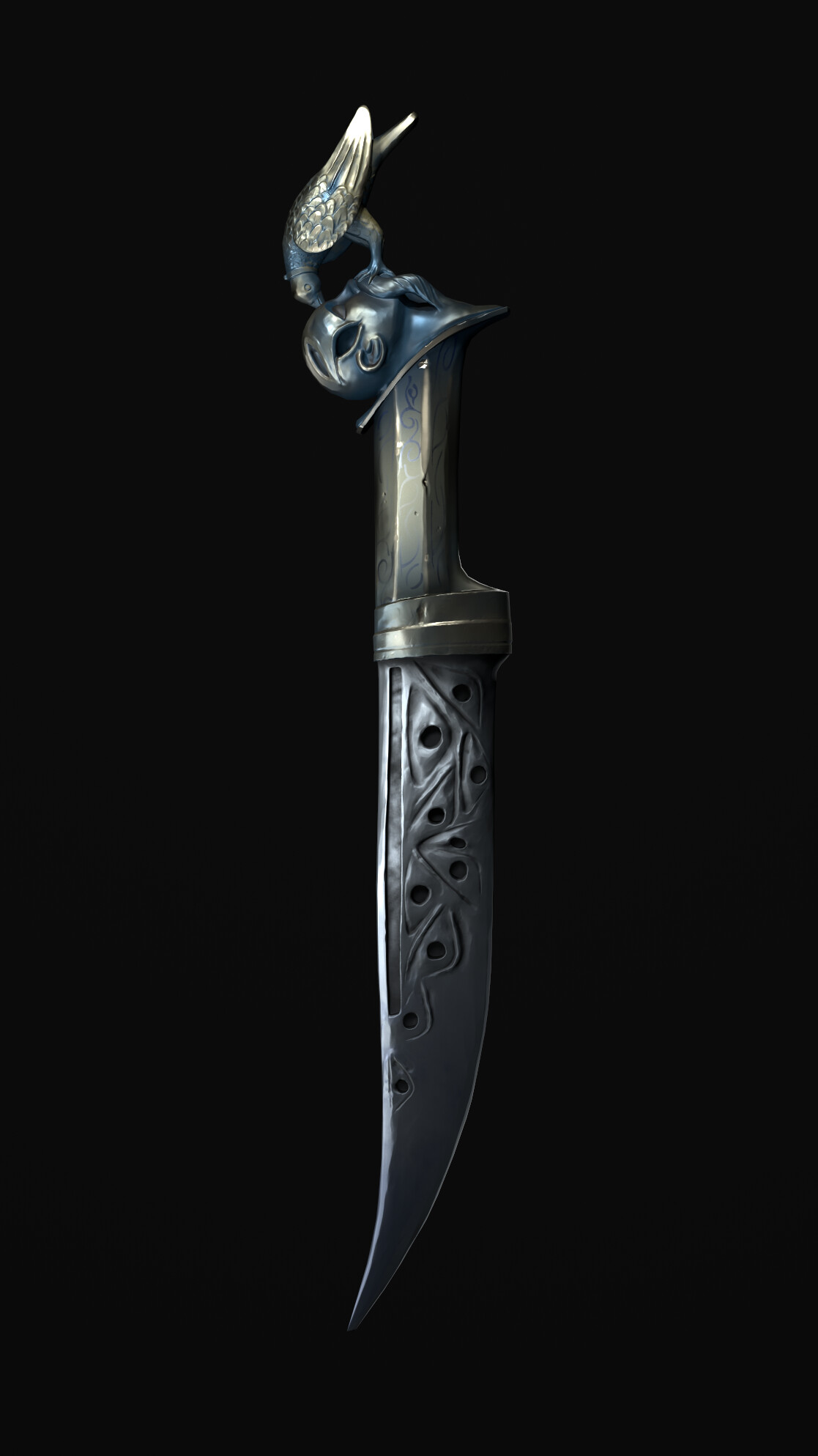 ArtStation - Dagger based on a concept