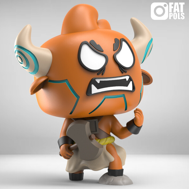 ArtStation - Orange Warrior