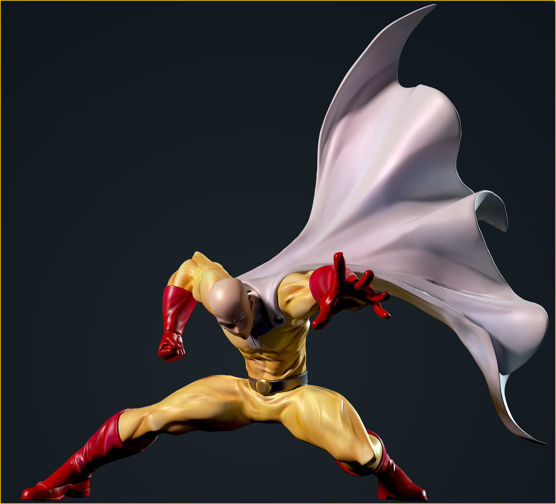 ArtStation - saitama fan art