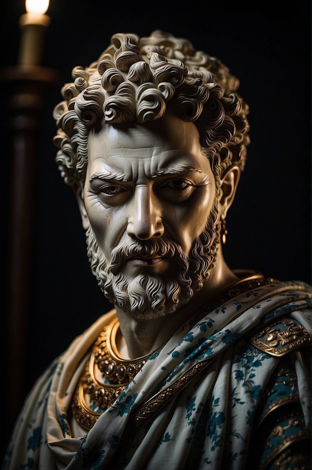 ArtStation - Eternal Majesty: A Close-up of the Marble Sculpture of ...