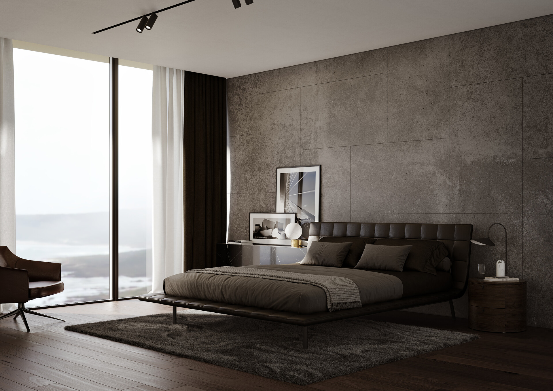 ArtStation - ArtWork-Interior|Bedroom|Render|Argentine
