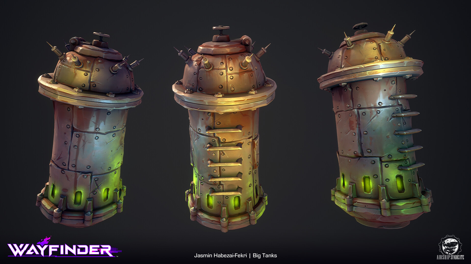 Jasmin Habezai-Fekri - Wayfinder - Mines - Mechanical Tank Props and ...