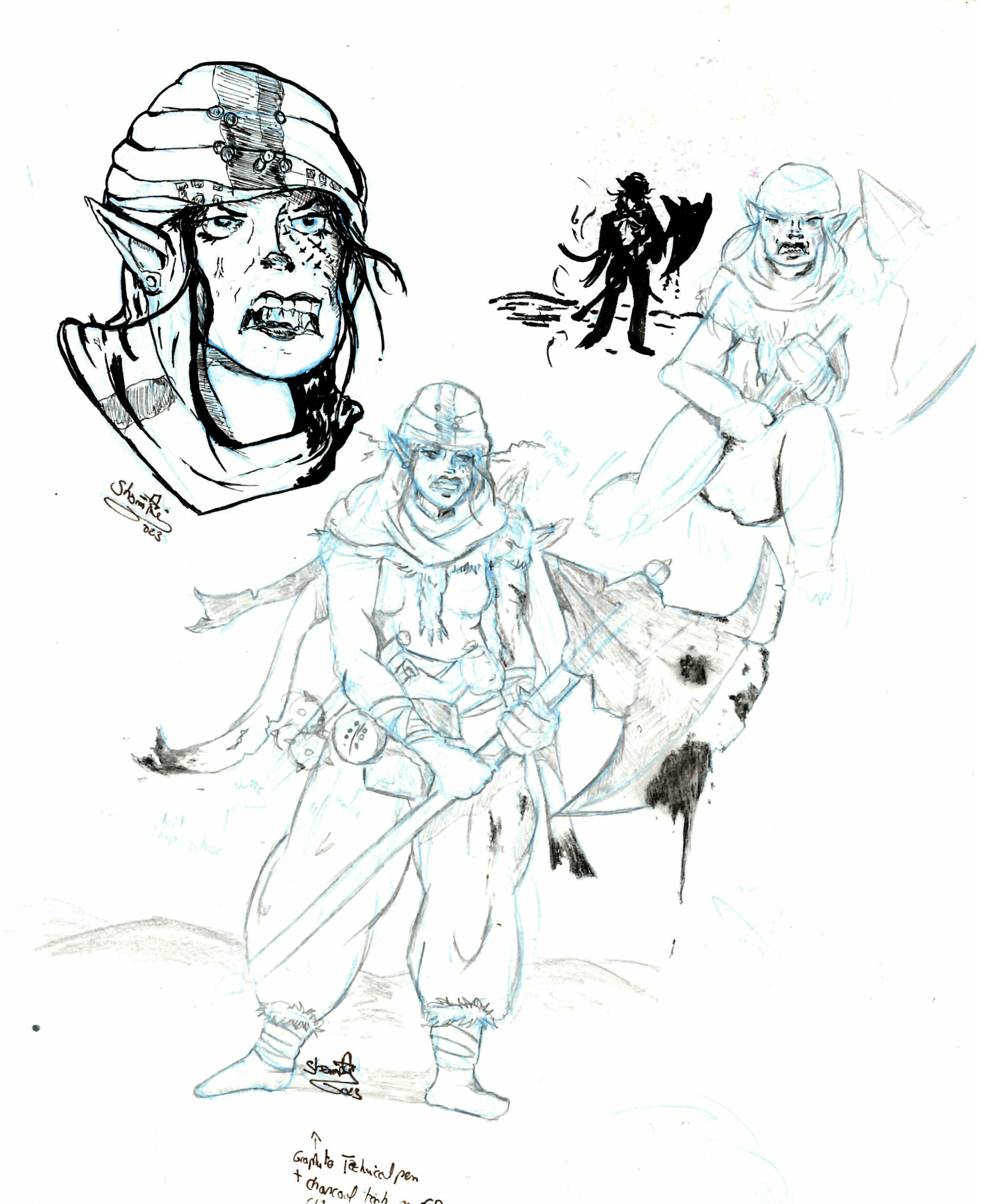 ArtStation - Deia - sketchpage