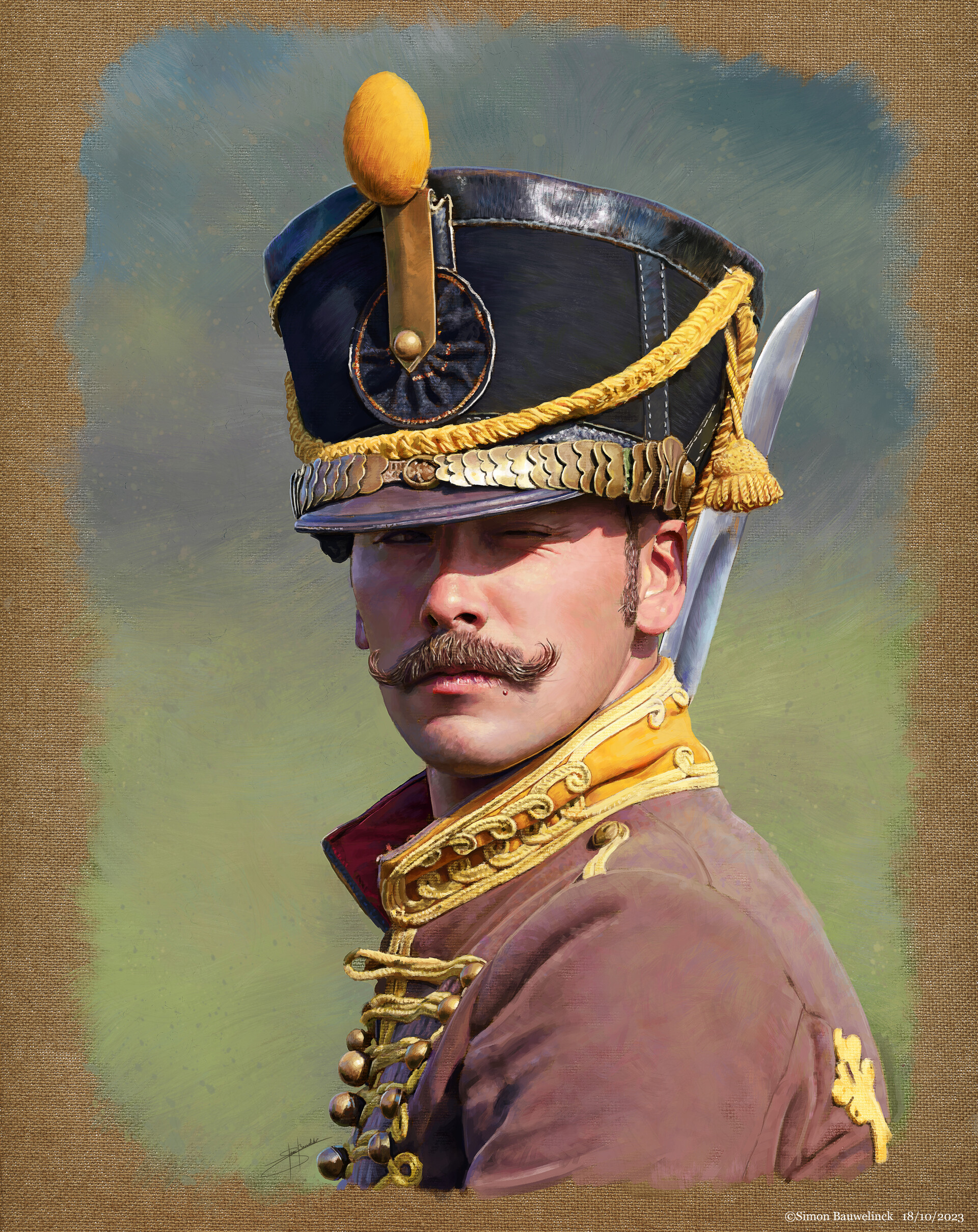 ArtStation - Hussar portrait