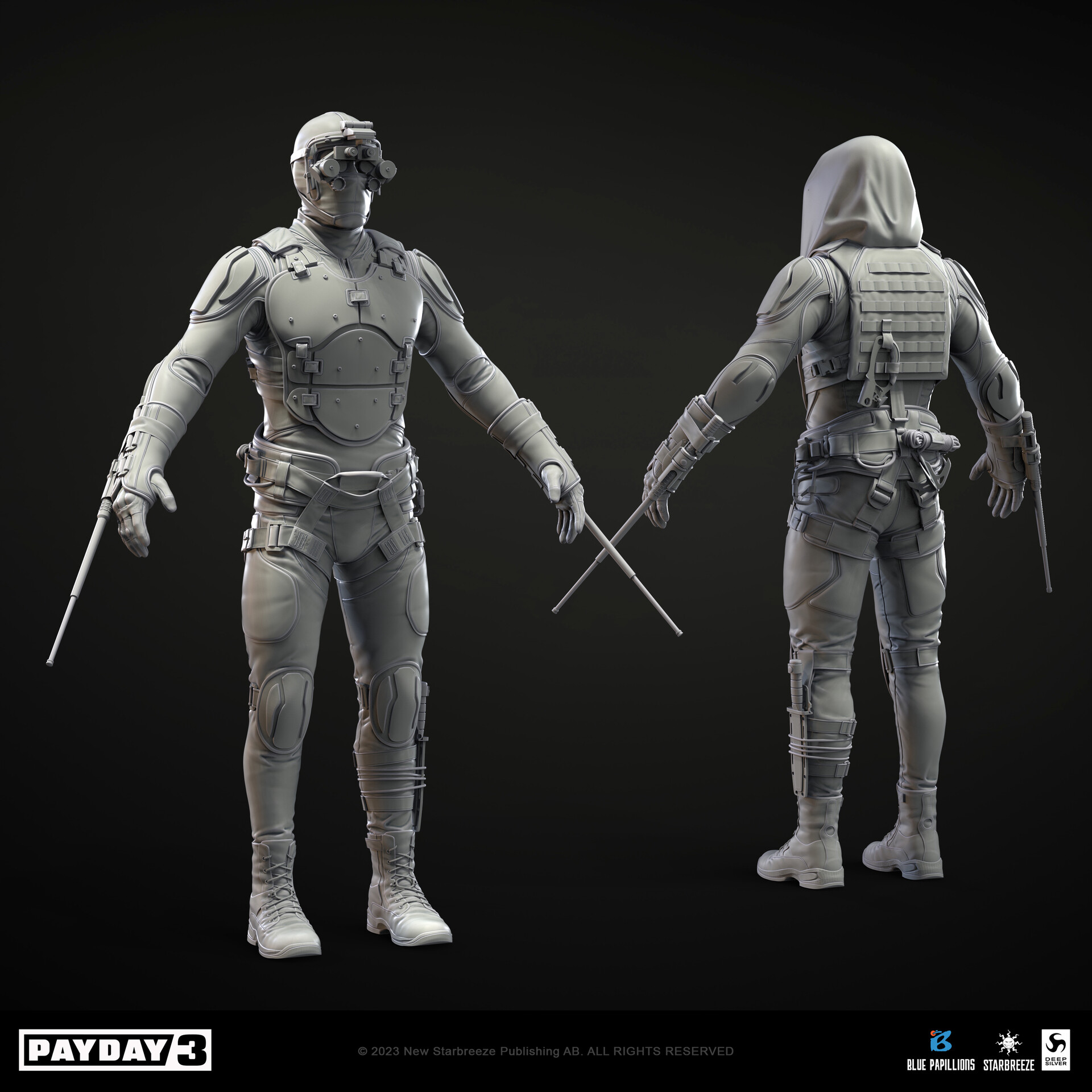 Blue Papillions - Cloaker I PAYDAY 3