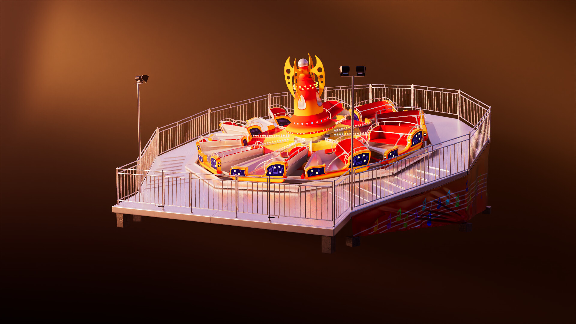 ArtStation - Flat ride atrraction