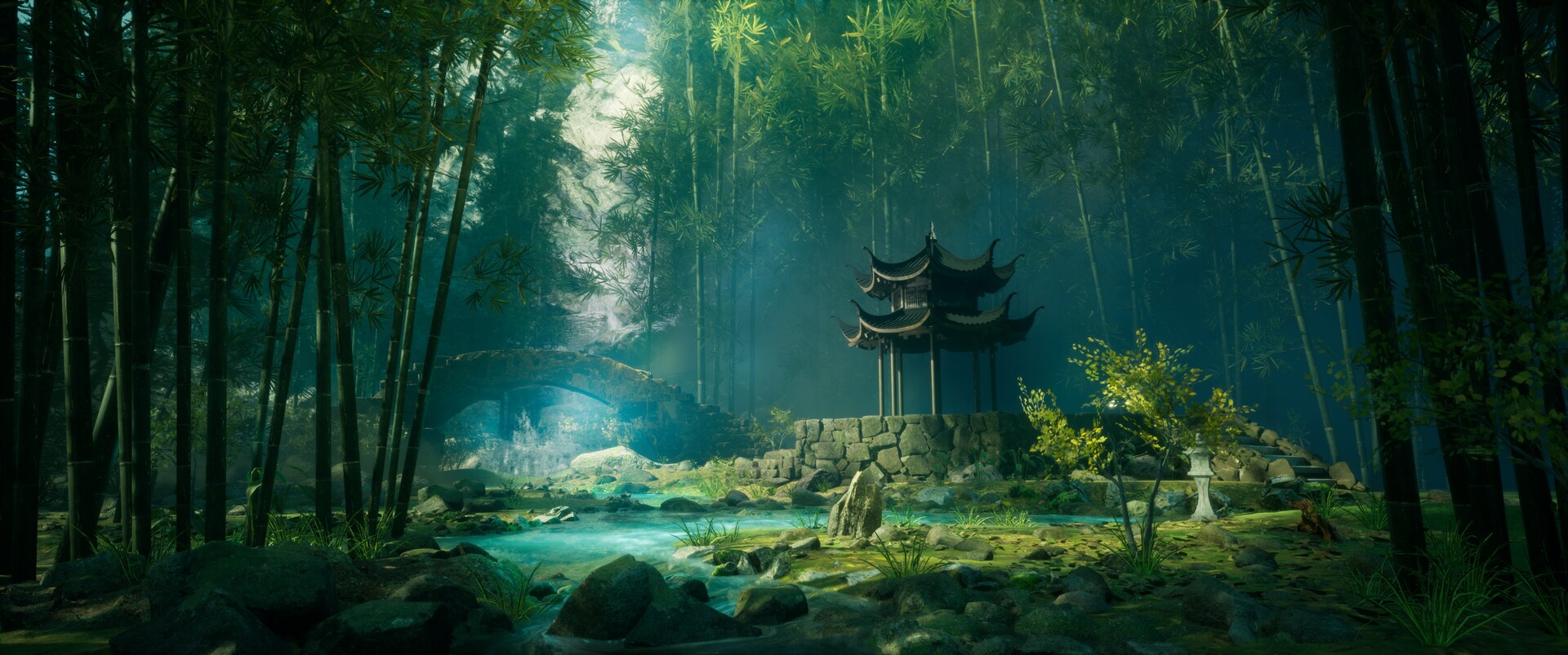 ArtStation - Bamboo forest