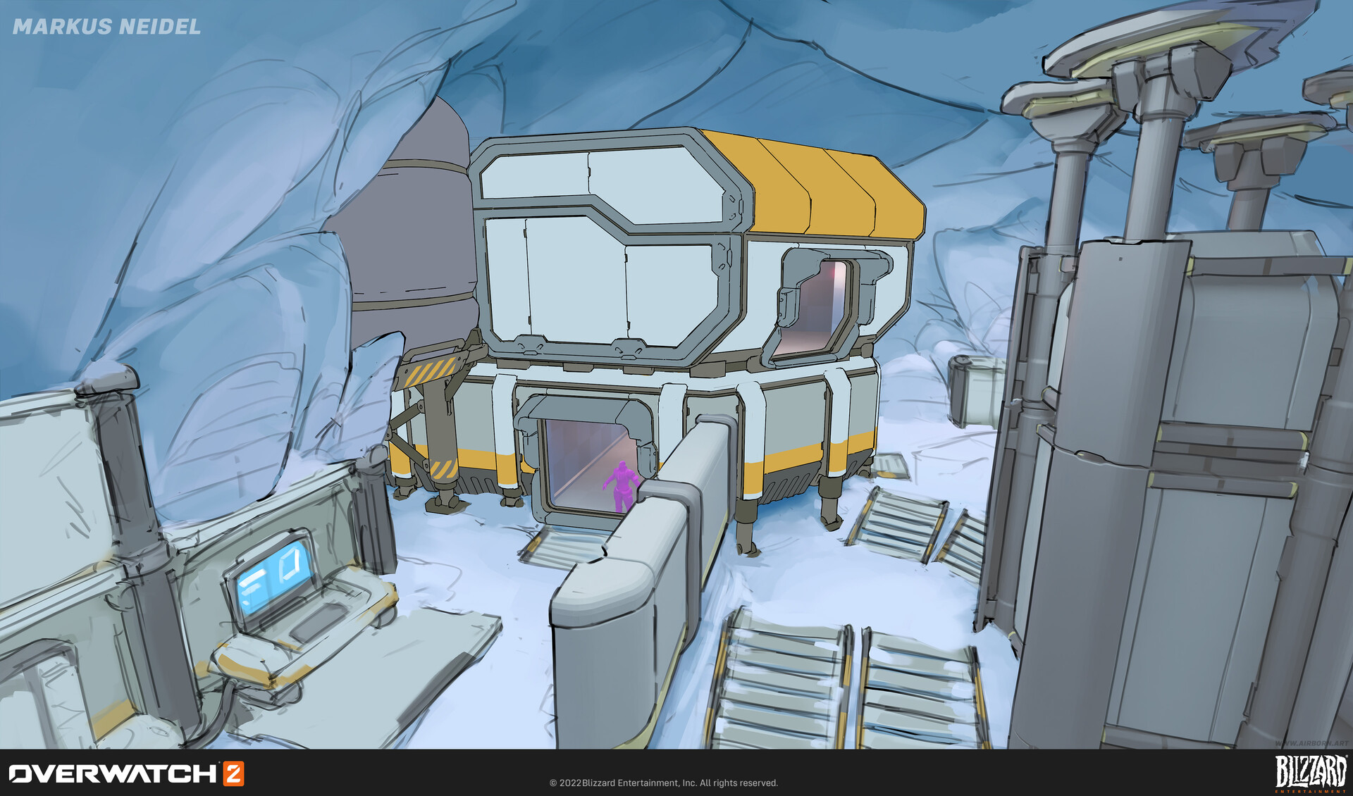 Airborn Studios - Overwatch 2 - Antarctic Peninsula Concepts #2