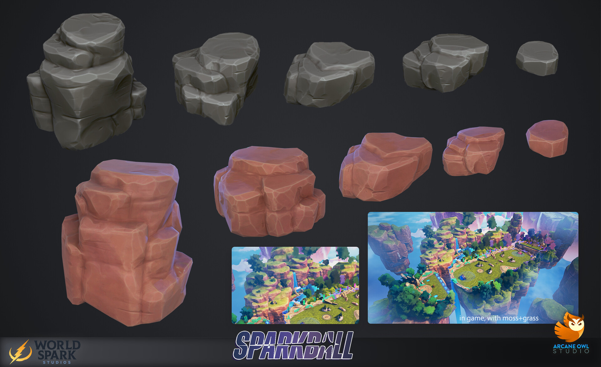 Arcane Owl Studio - Sparkball: Art Dump_001!