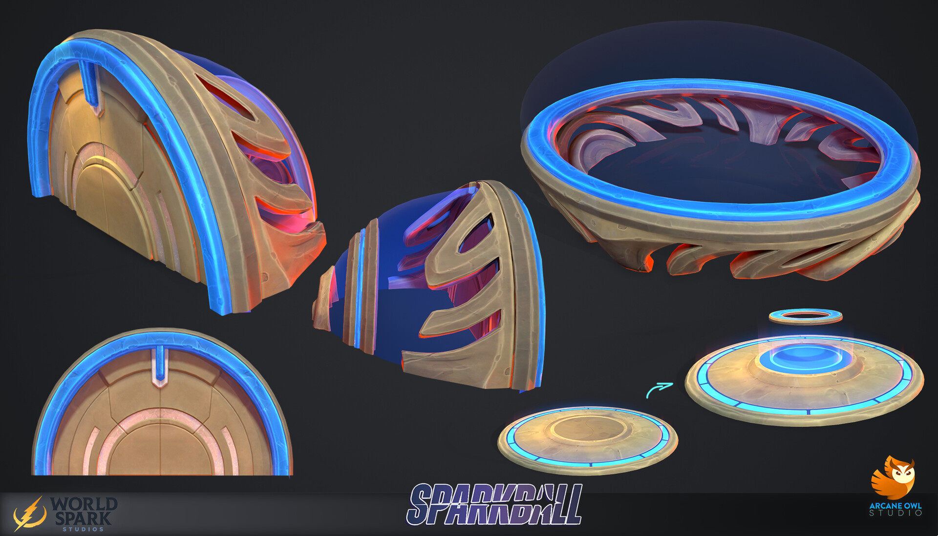 Arcane Owl Studio - Sparkball: Art Dump_001!