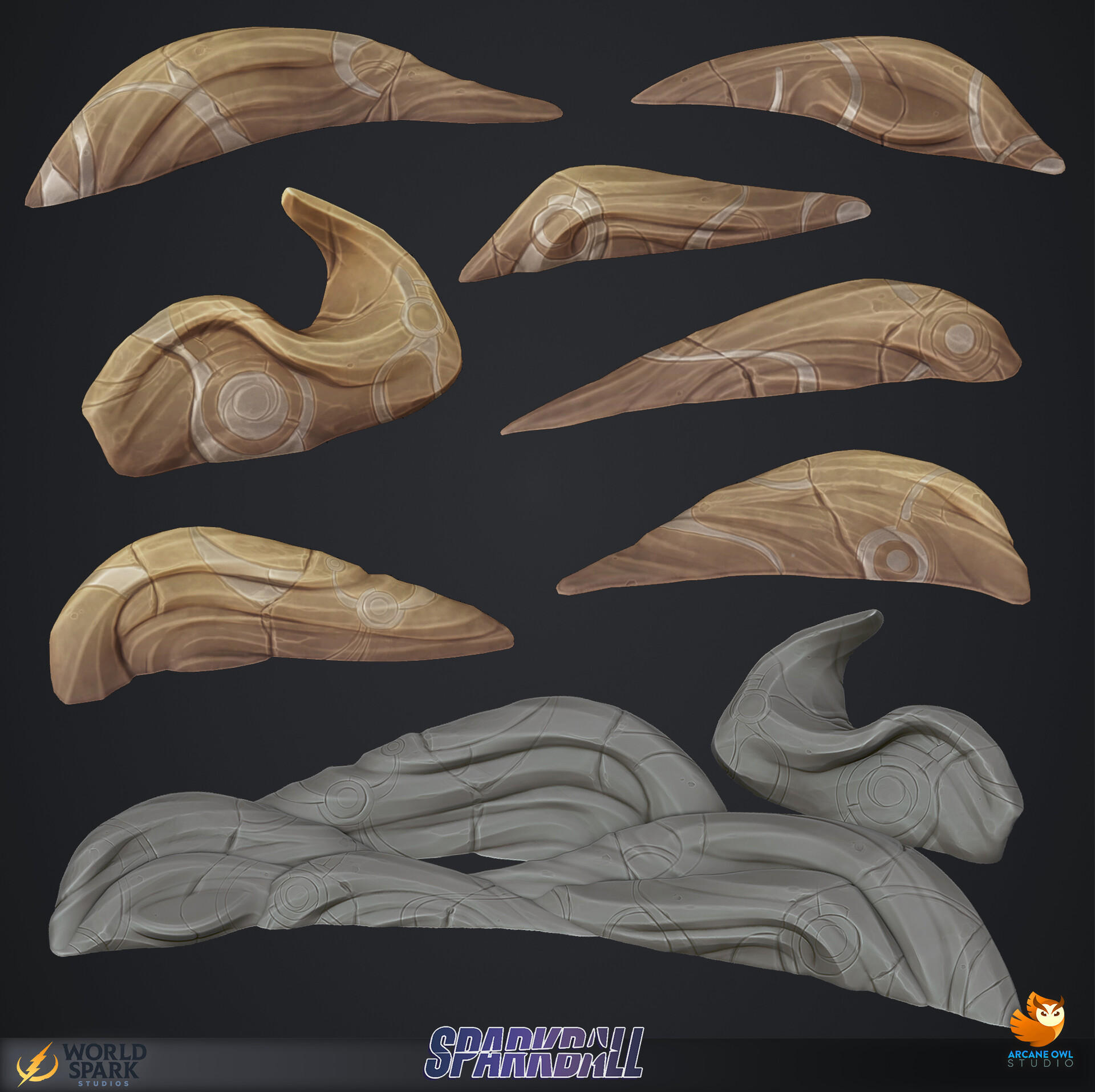 Arcane Owl Studio - Sparkball: Art Dump_001!