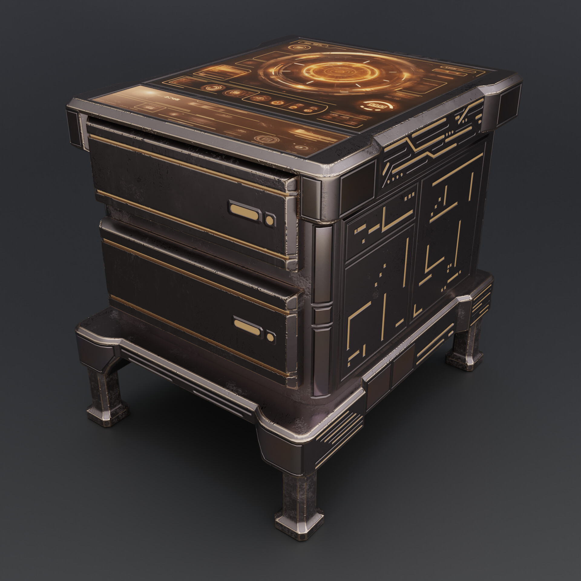 ArtStation - Cyber_Table_Brown