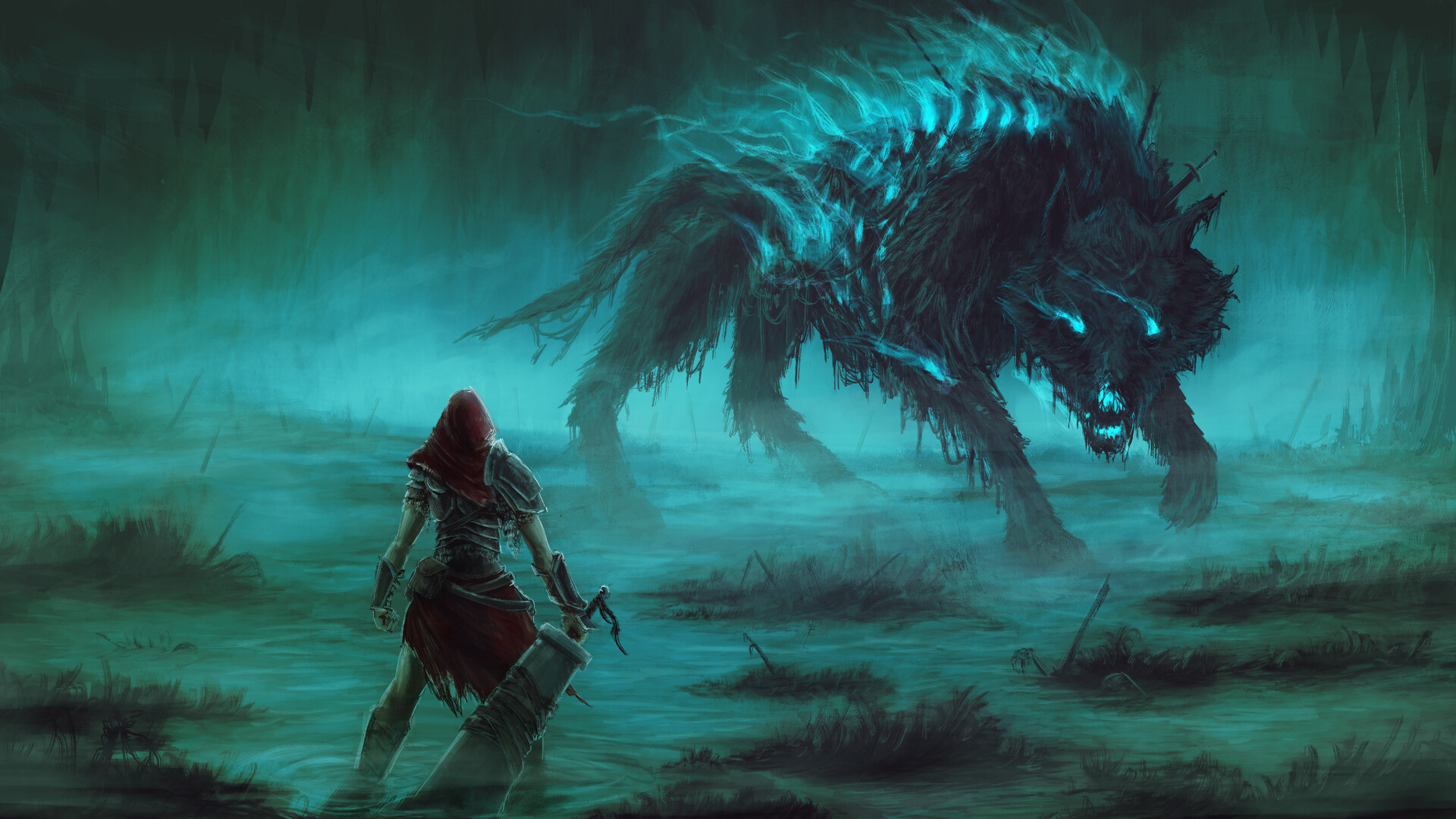 ArtStation - Red Hood in Dark Fantasy