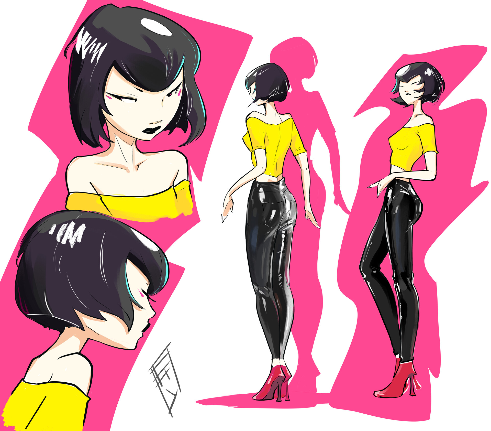 ArtStation - Female character study.