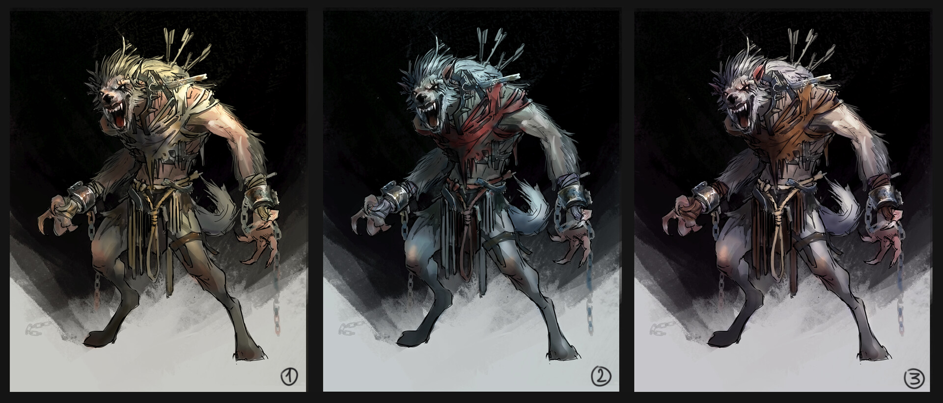 Hanna Diachenko - Werewolf Concept