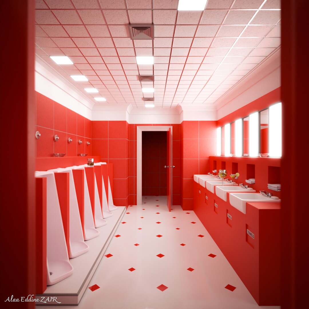 ArtStation - The Shining - Overlook Hotel - The Golden Room's Red ...