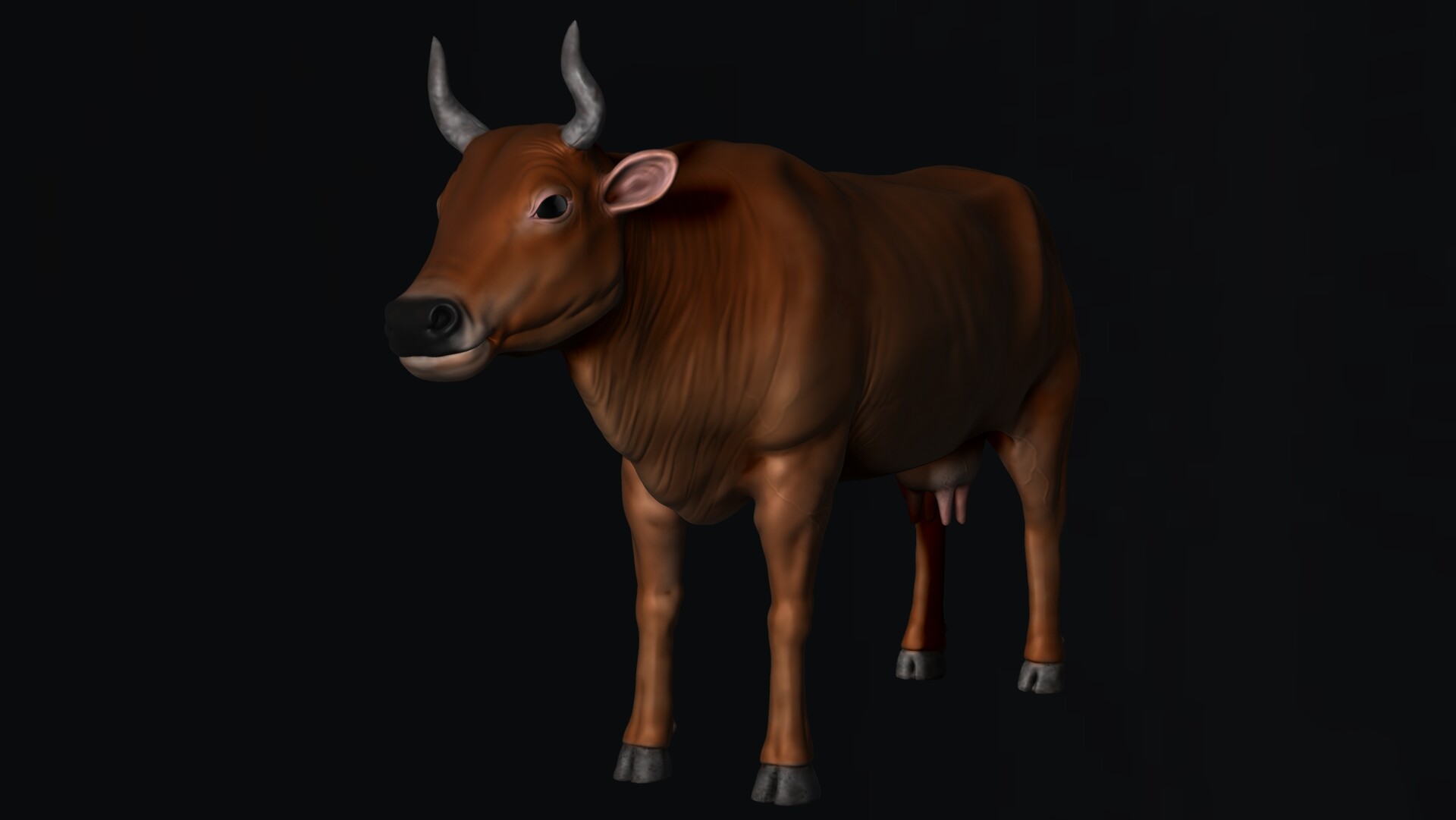 ArtStation - Cow 3d Sculpt