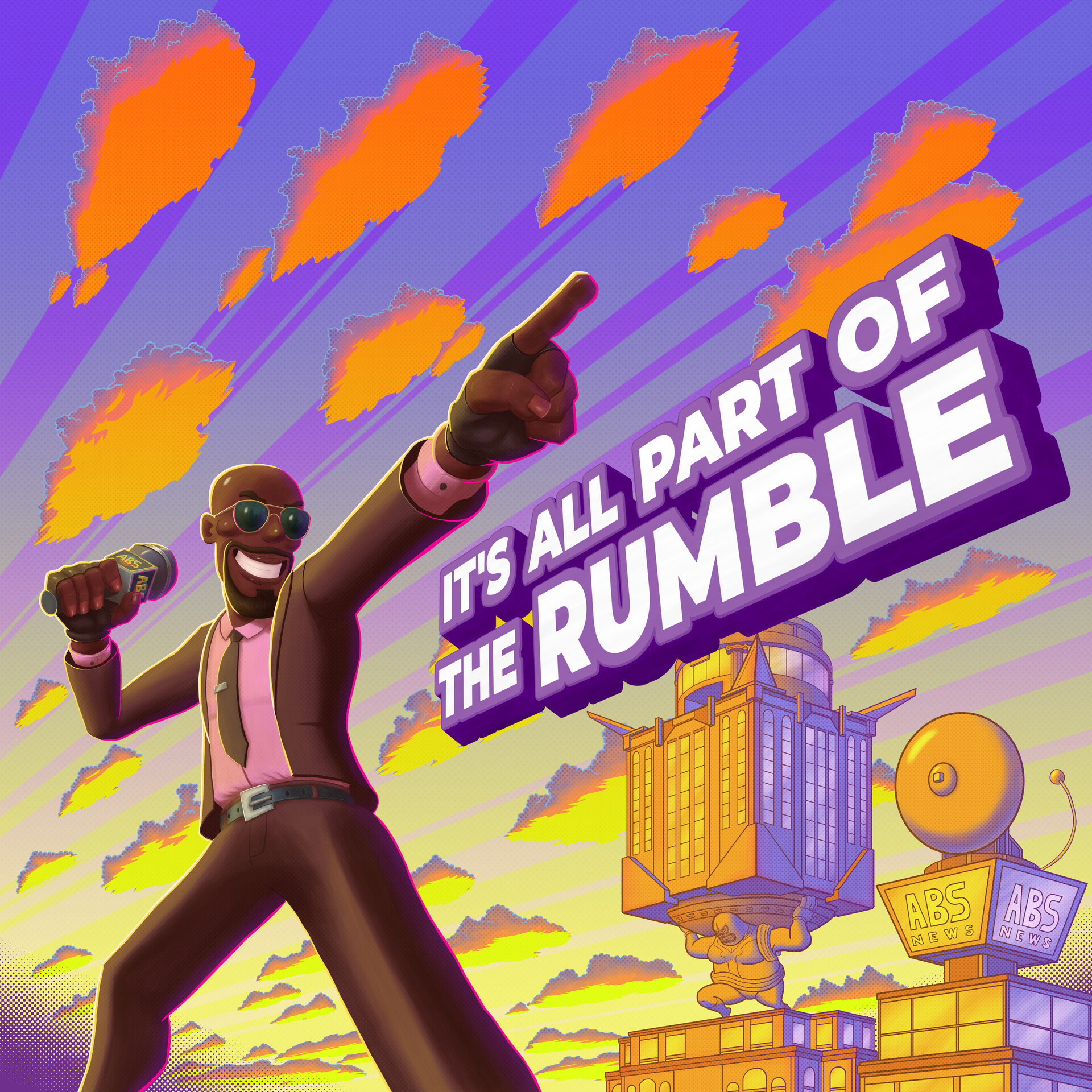 ArtStation - Skip Leggerday from Rumbleverse (fan art)