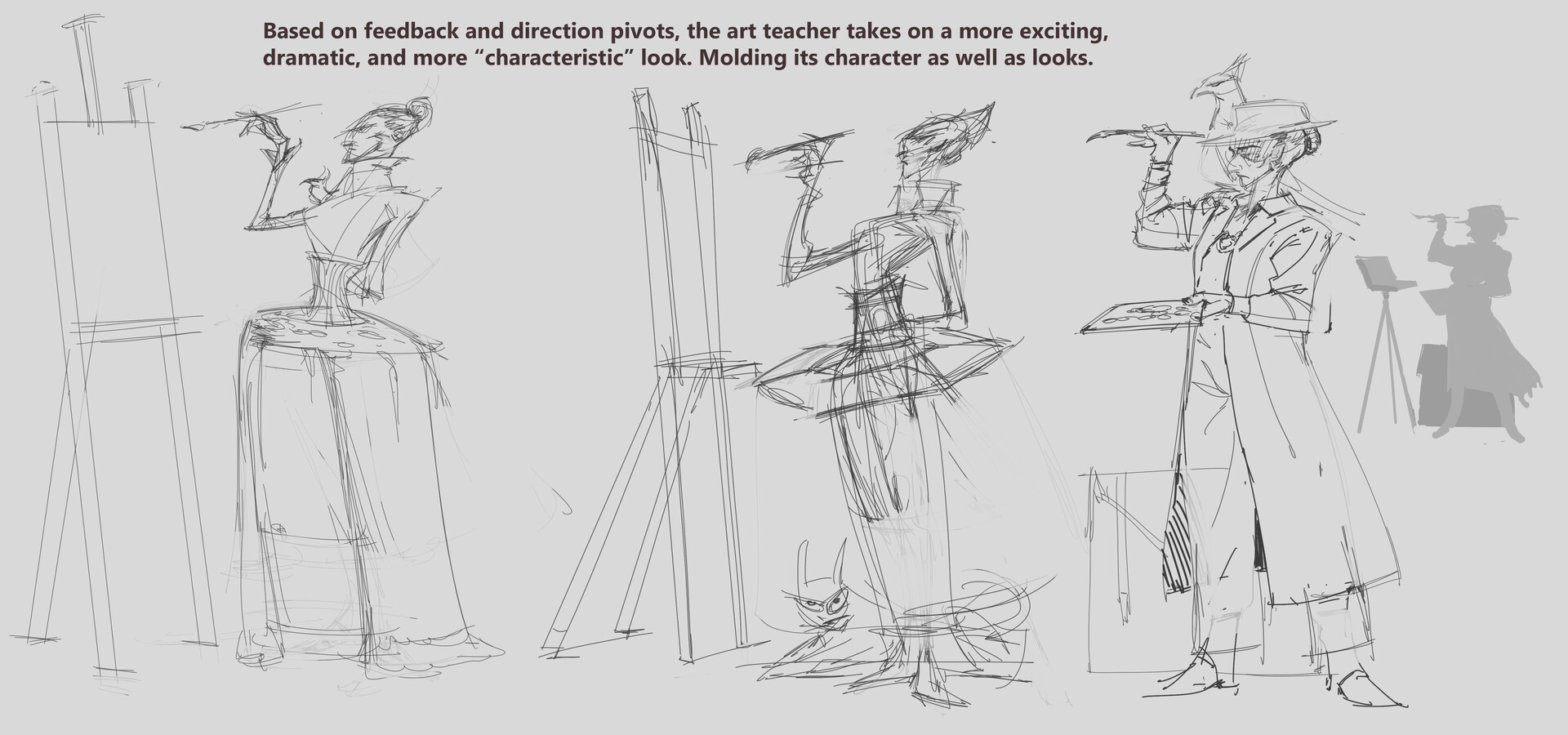 Michael Zhang - Maddame Draxi, Art Teacher Concept