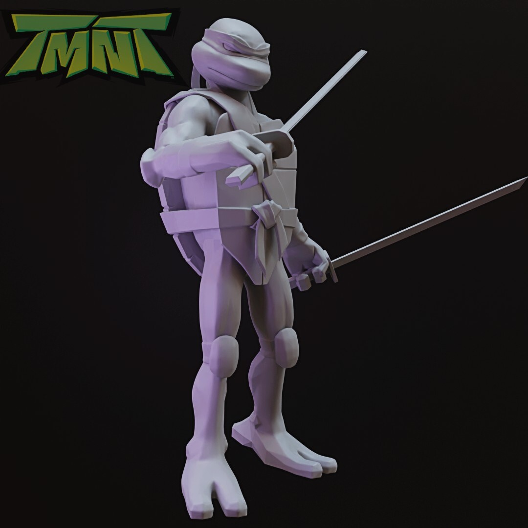 BOSSposes - TMNT - Leonardo STL 3Dprint Ready