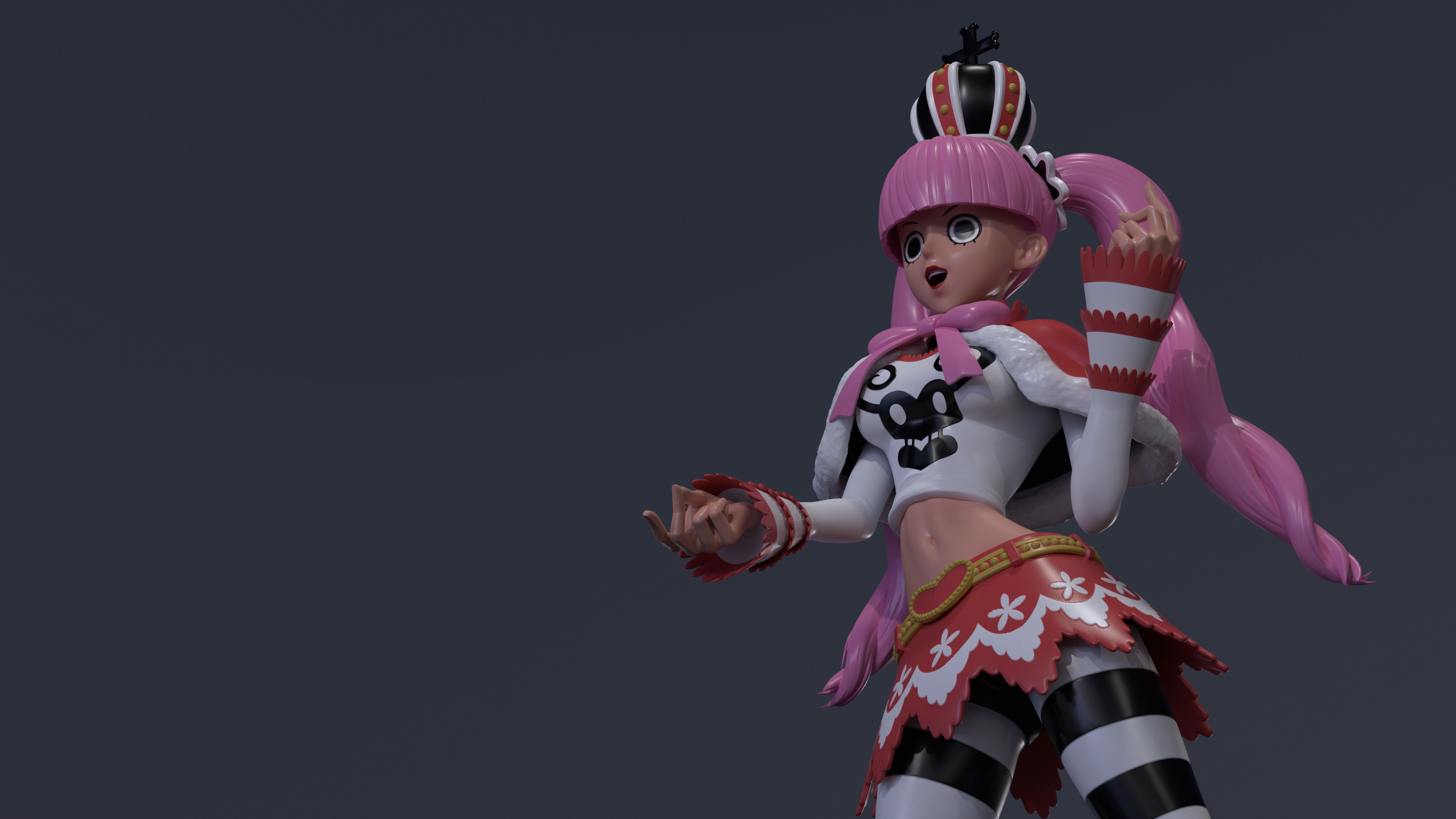 Marc Stefan Baradi - Perona Ghost Rap Pose Figure - One Piece