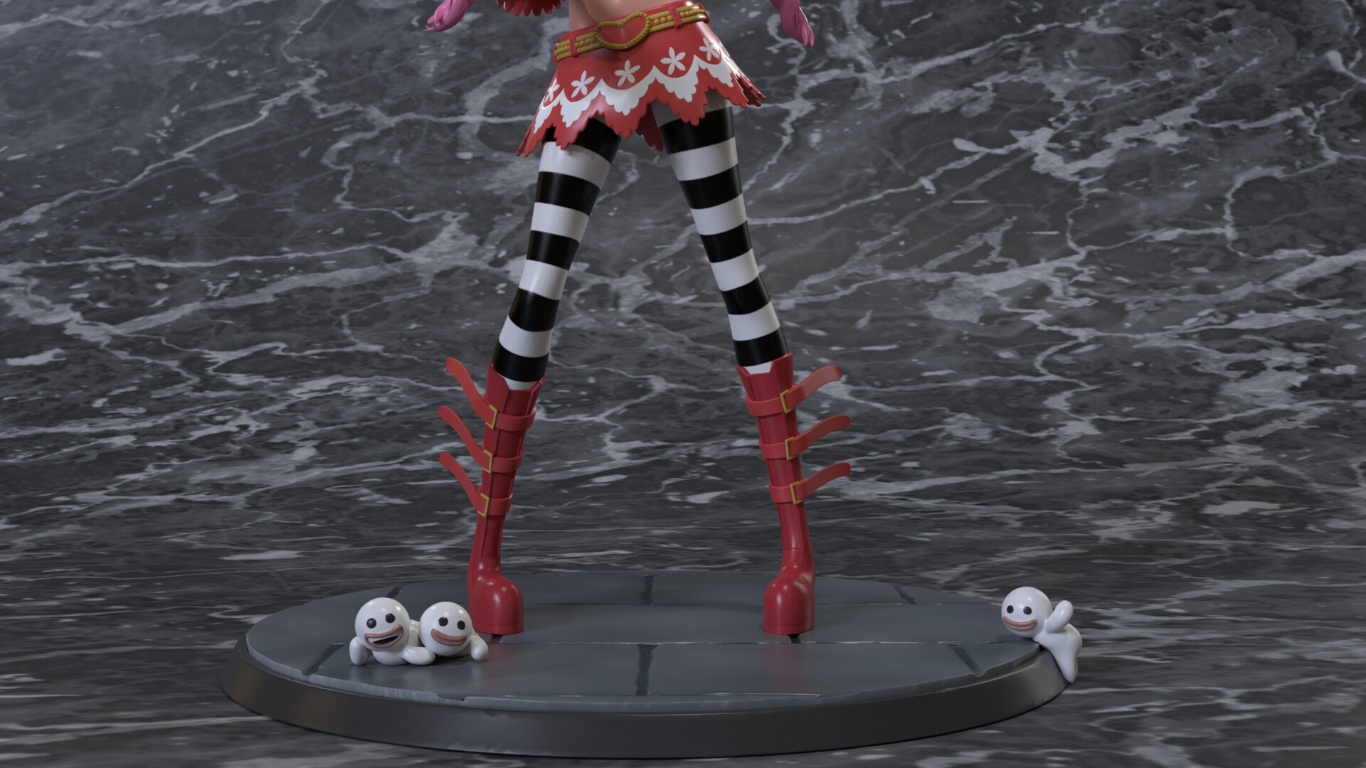 Marc Stefan Baradi - Perona Ghost Rap Pose Figure - One Piece