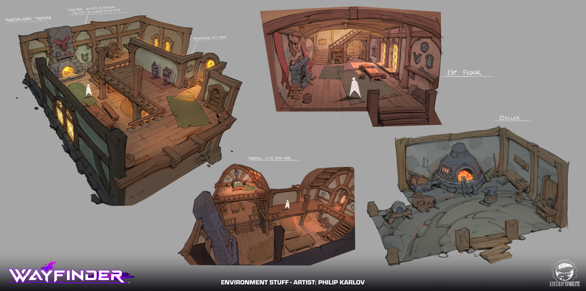 Philip karlov - Wayfinder - Environment concept art