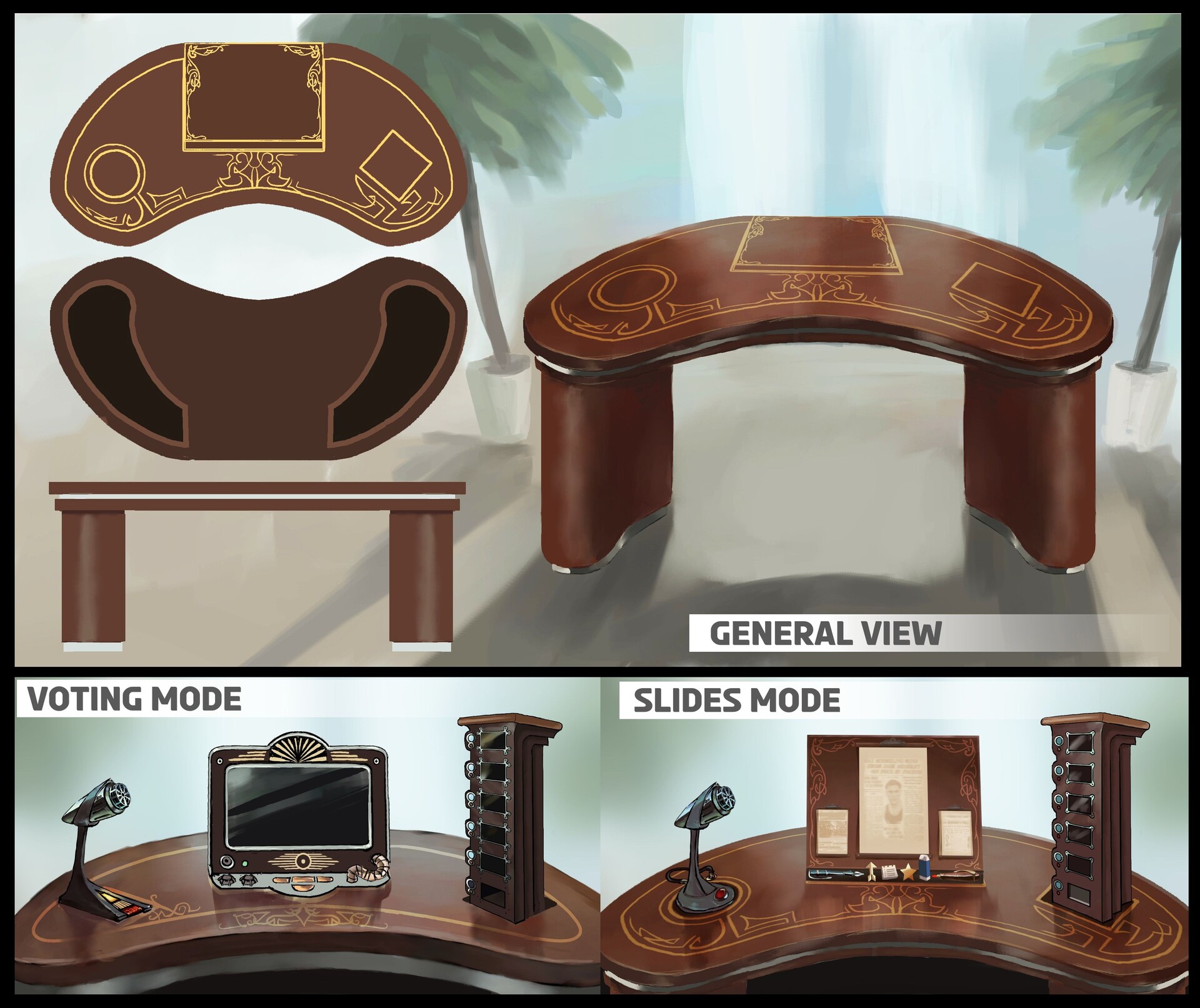 ArtStation - VR voting desk