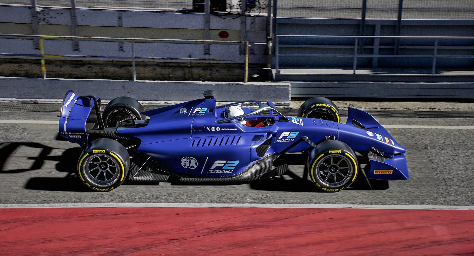 OpticalDreamSoft - Dallara F2 2024 Formula 2 Race Car PBR 3D model