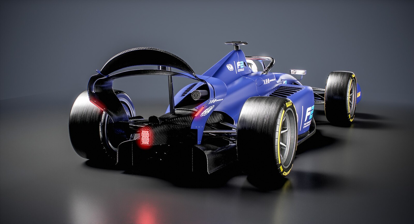 OpticalDreamSoft - Dallara F2 2024 Formula 2 Race Car PBR 3D model