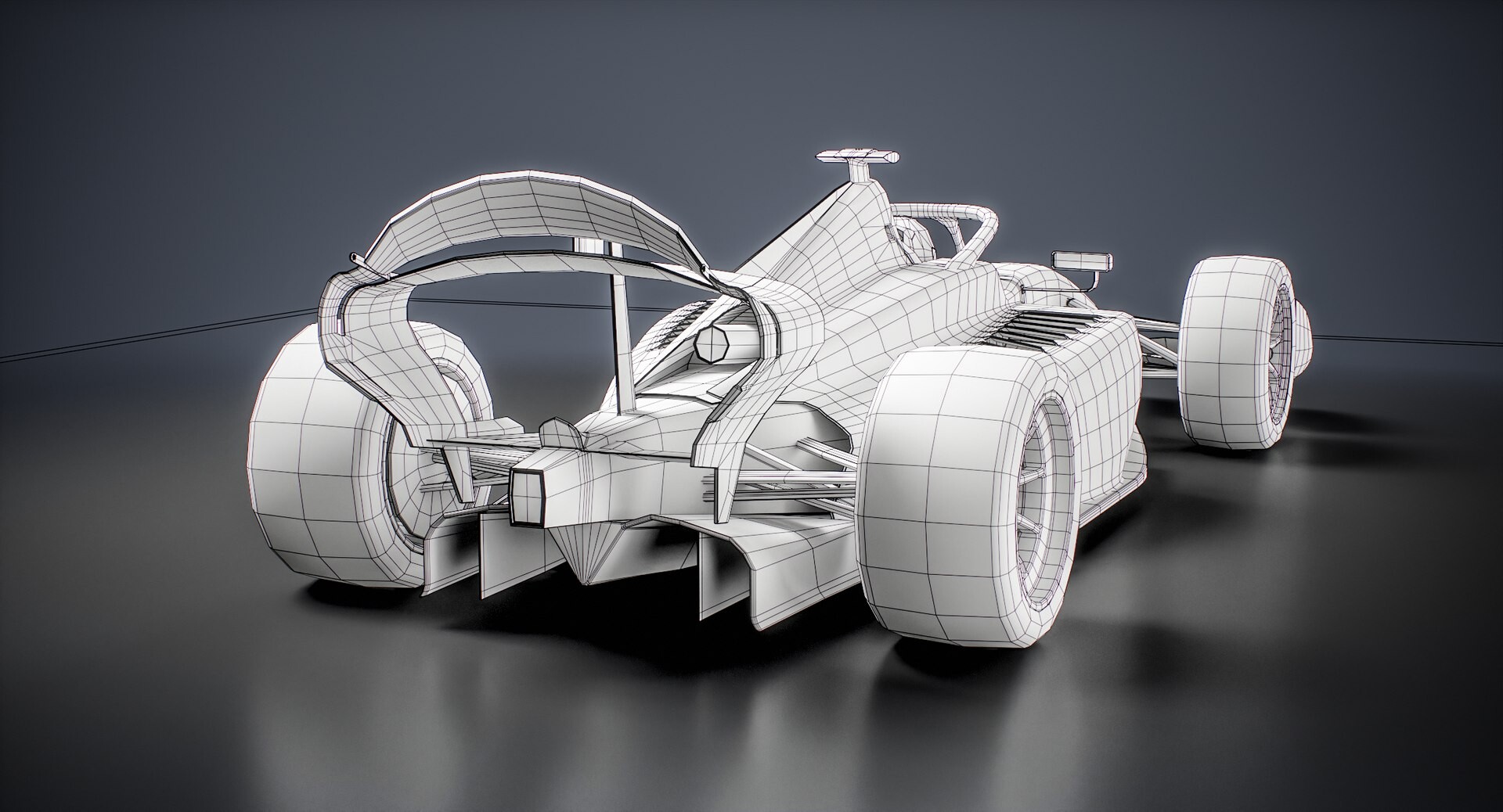 OpticalDreamSoft - Dallara F2 2024 Formula 2 Race Car PBR 3D model