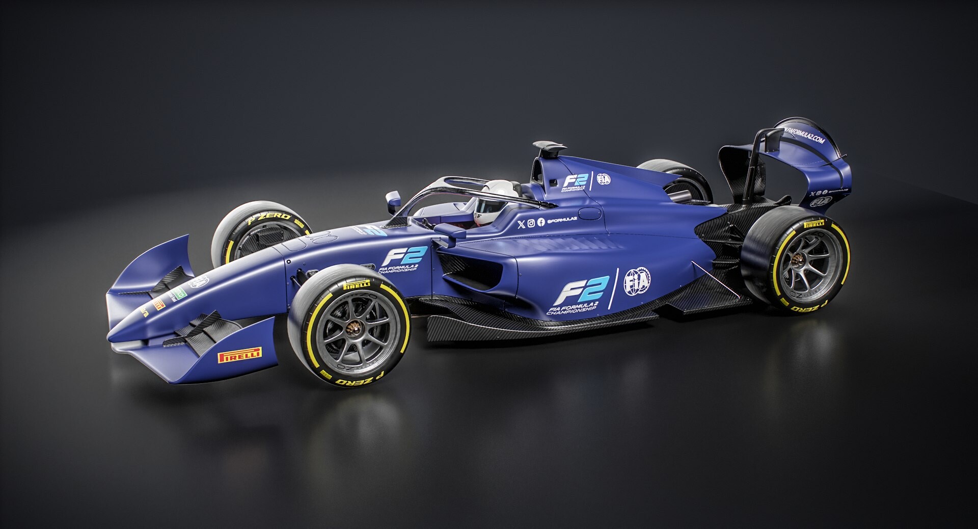 OpticalDreamSoft - Dallara F2 2024 Formula 2 Race Car PBR 3D model