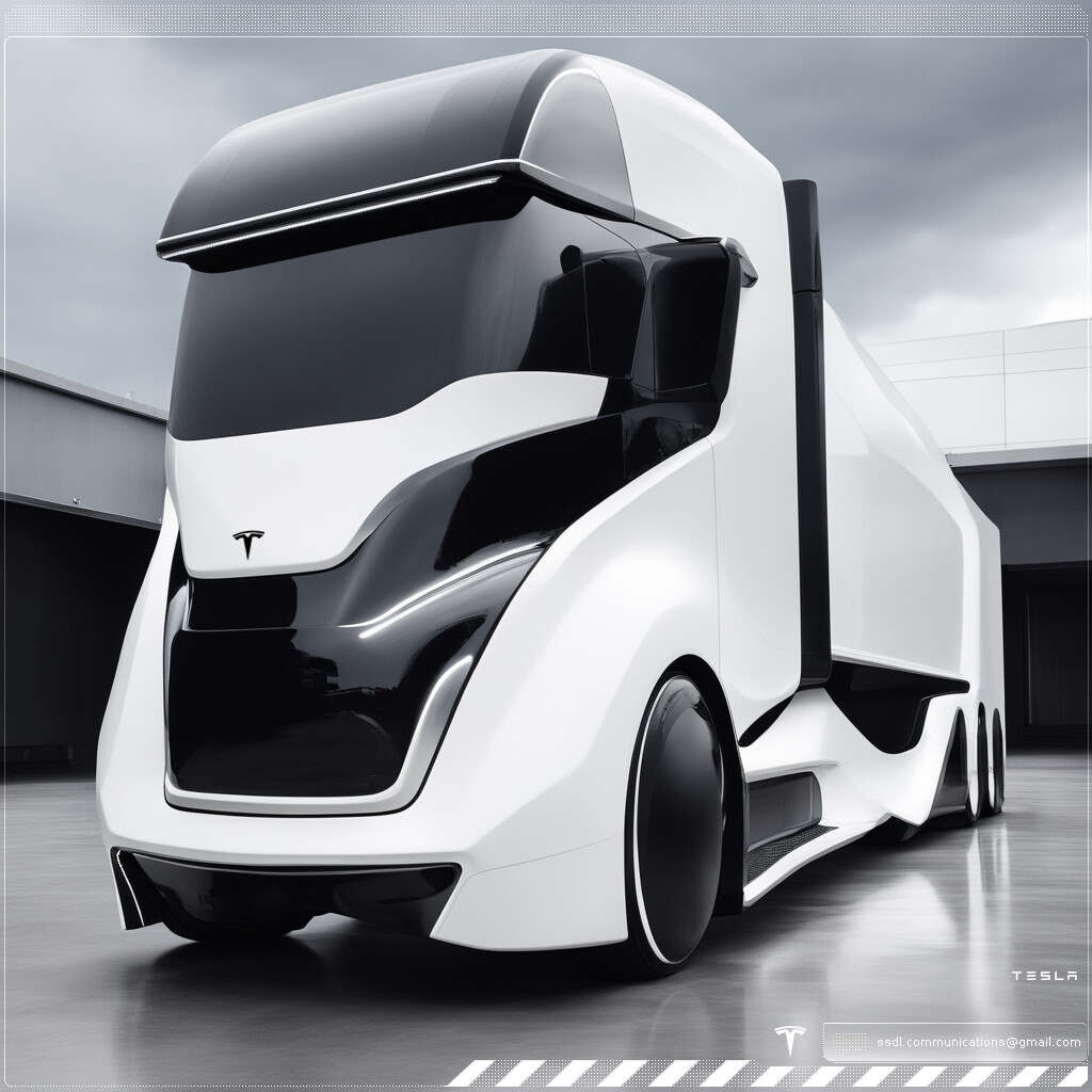 ArtStation - Tesla Semi Truck concept